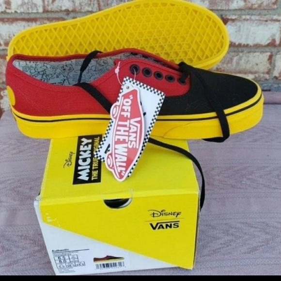 Vans | Shoes | Vans Authentic Disney Mickey Mouse Pluto Donald Duck ...